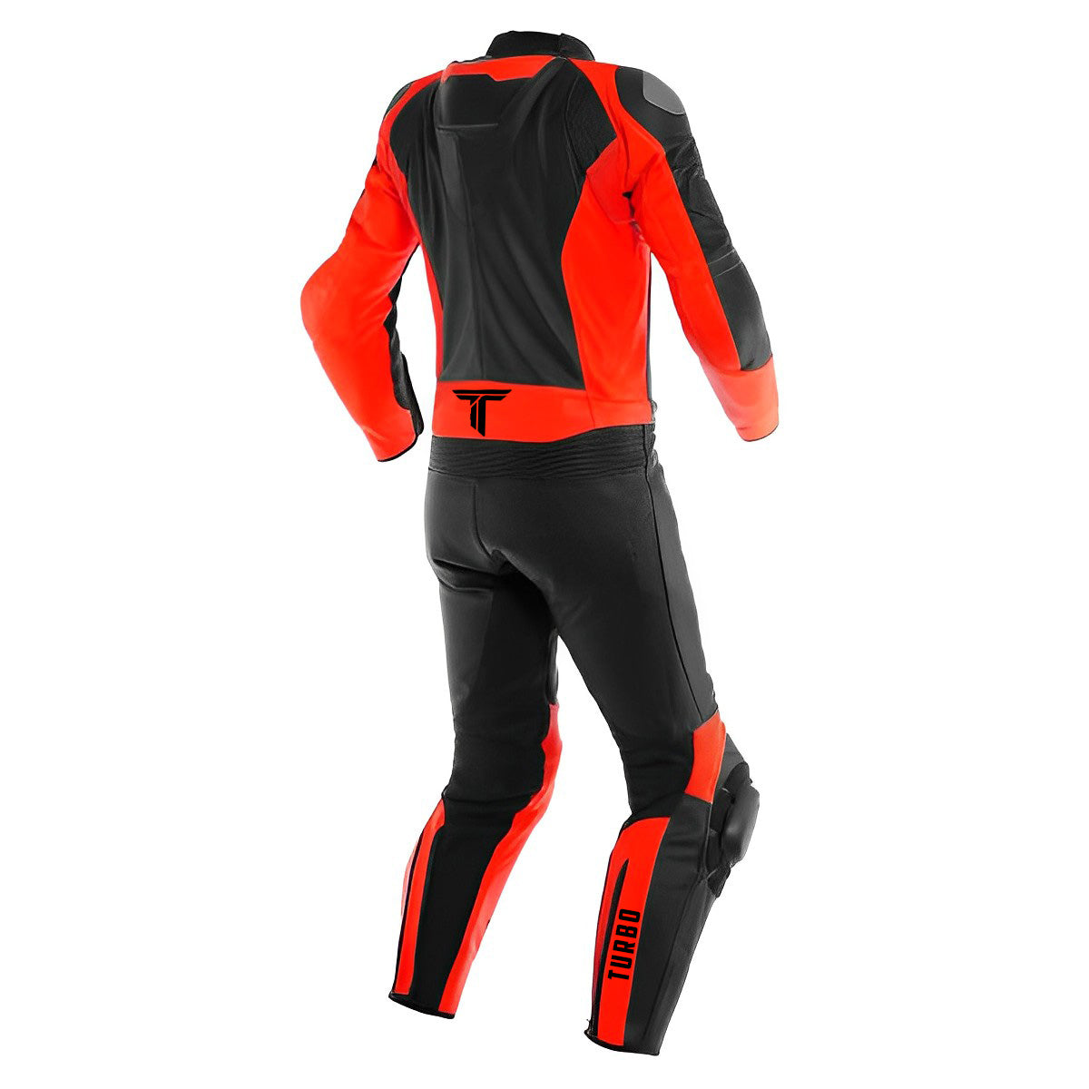 Turbo Red & Black Motorcycle Leather Suit – Turbo Racegear